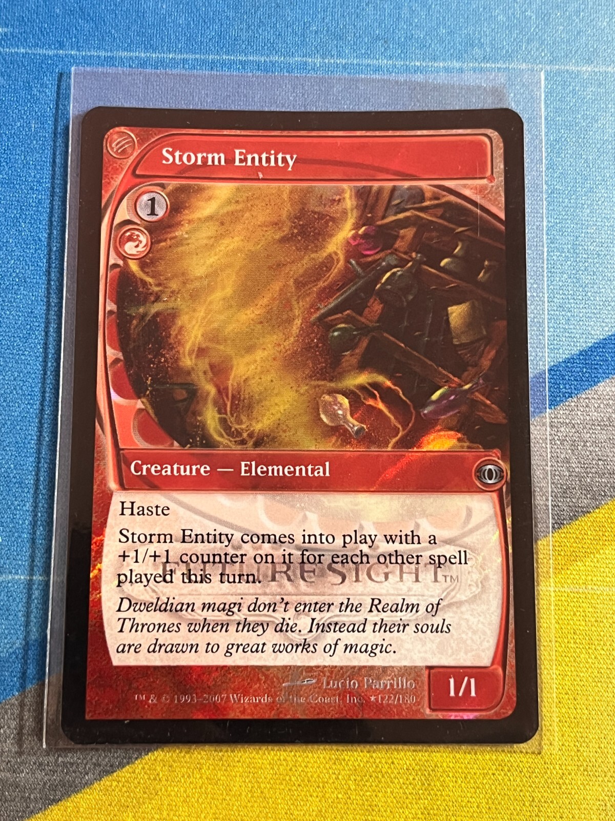 Magic the Gathering MTG Future Sight Launch Promo STORM ENTITY Foil | eBay