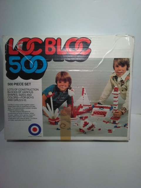 Loc Bloc 500 With Gears Entex Building Block Set Vintage 1975 No 1035 W ...