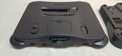 OEM Genuine Nintendo 64 N64 Gray Console Top & Bottom Shell Casing with ...