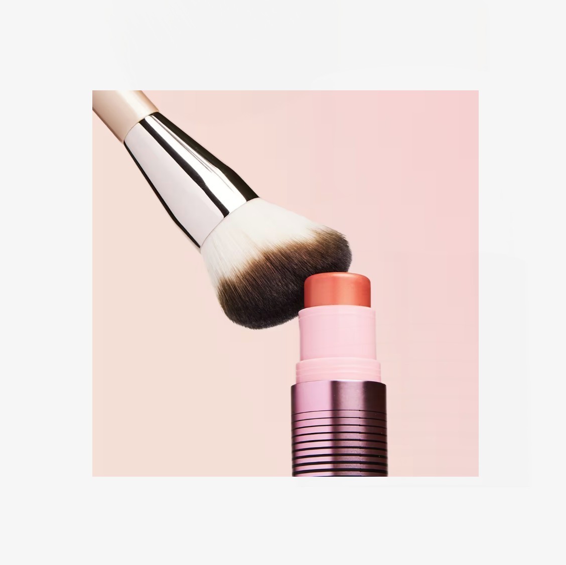 DIBS Beauty Duo Face Brush | Dual-Ended Cream & Powder Makeup Brush | eBay