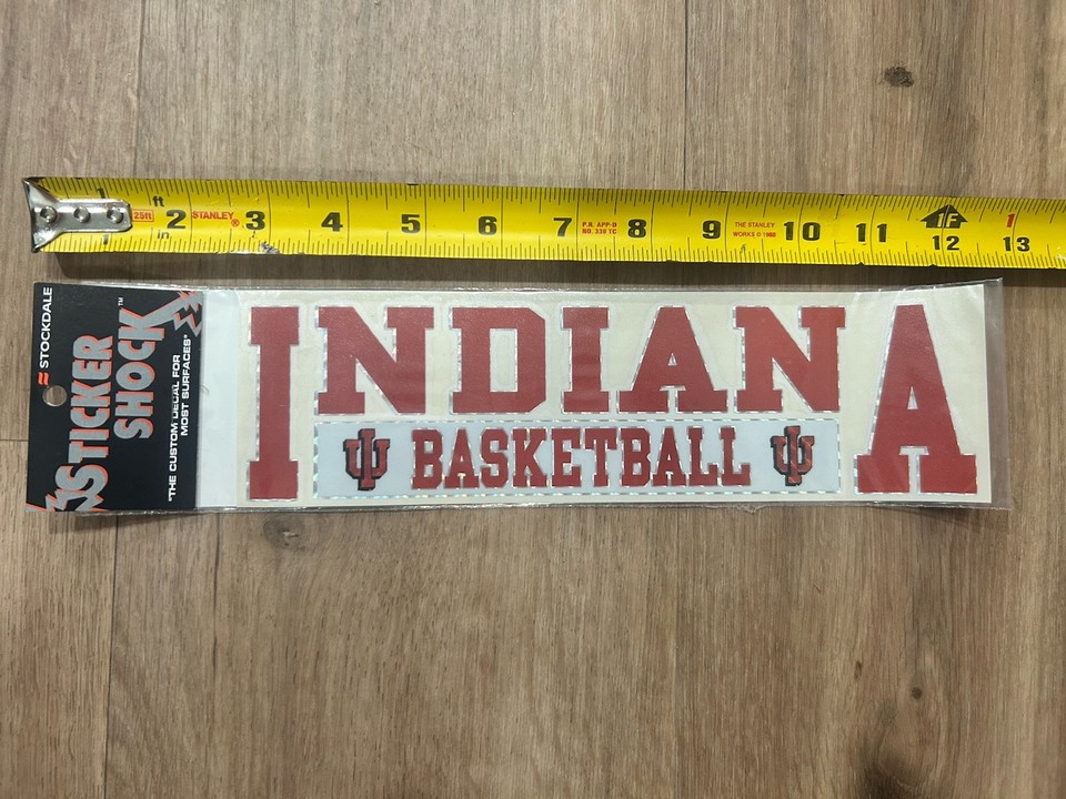Indiana University holographic basketball decal | eBay