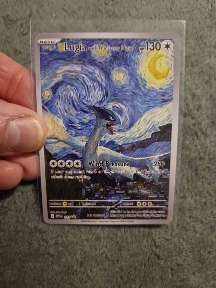Blastoise Lugia Mewtwo Starry Night Pokemon Art Card Bundle Display Set ...