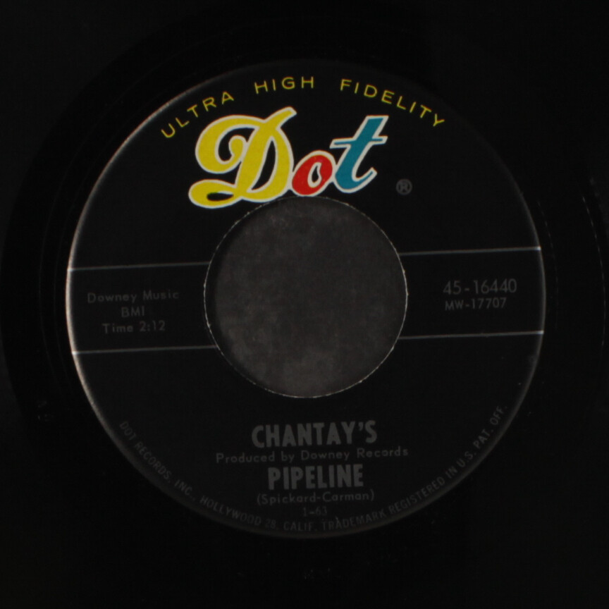 CHANTAYS: pipeline / move it DOT 7" Single 45 RPM | eBay
