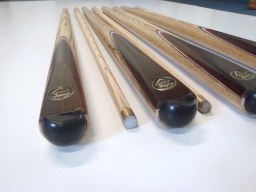 Wooden Pool Snooker Billiard Cue SET 4x Two Piece Cues Clearance Sale ...