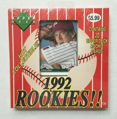 1992 Upper Deck Baseball Rookies 20-Card Pack - Brand New Sealed!!! | eBay