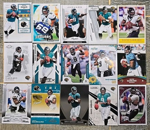 David Garrard 15 Card Lot Football Cards NO DUPLICATES Jaguars ...