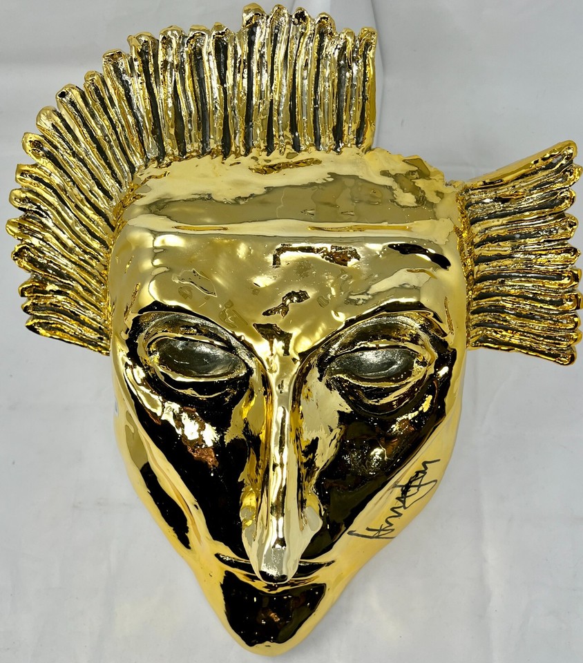 Harrison Ford Indiana Jones Signed Full Size Orellana Burial Mask BAS ...