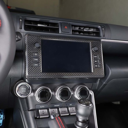 For GR86 / BRZ 2022-2024 Real Carbon Fiber Central Console Navigation ...