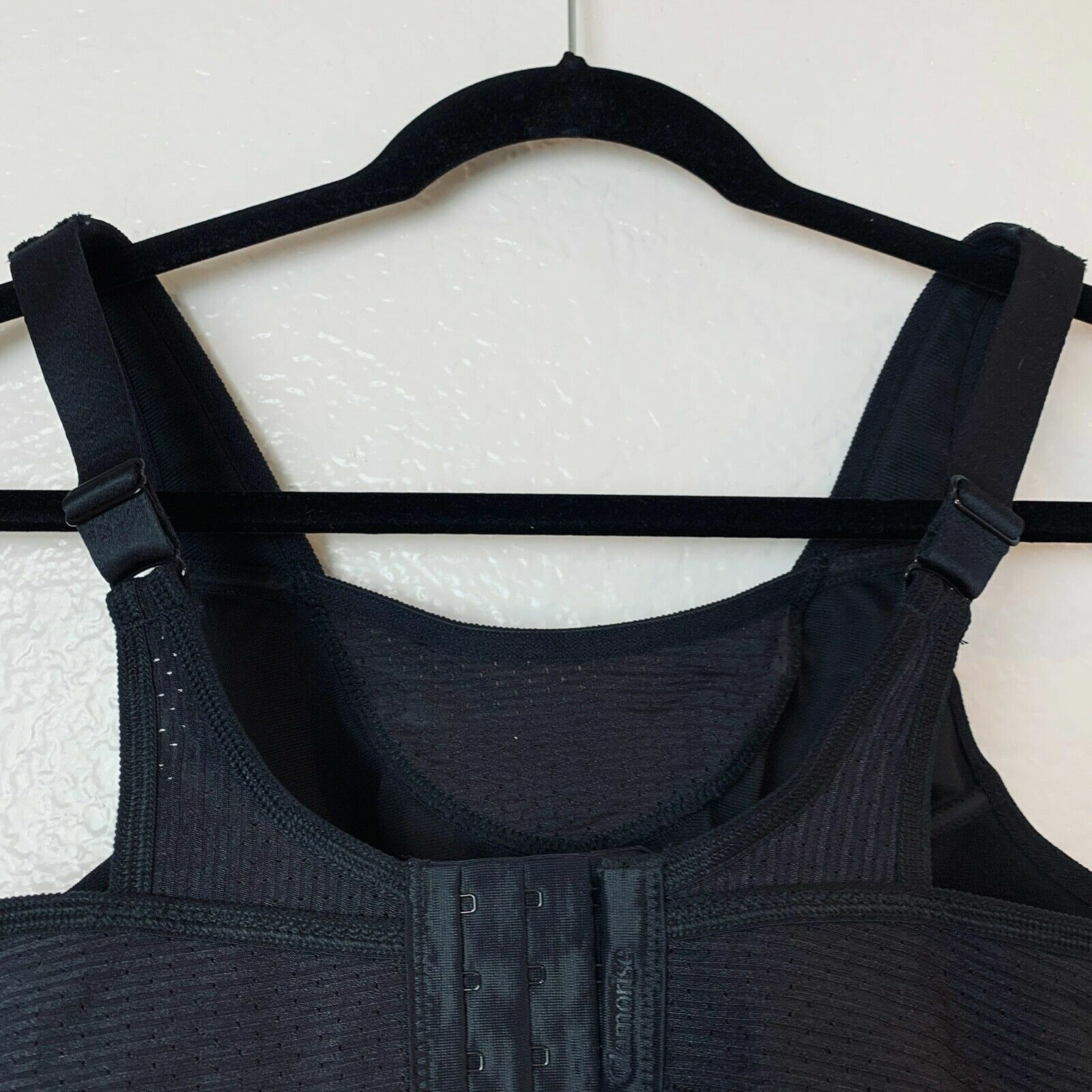 NWOT GLAMORISE BLK 34D 34F 34G 44H 48G ELITE PERFORMANCE WIRELES SPORTS ...