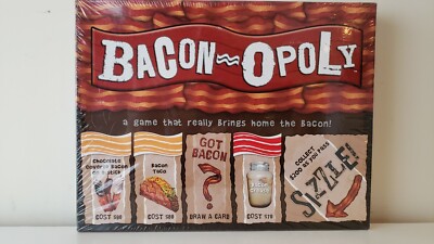 Bacon Opoly Board Game By Late For The Sky New Sealed | eBay