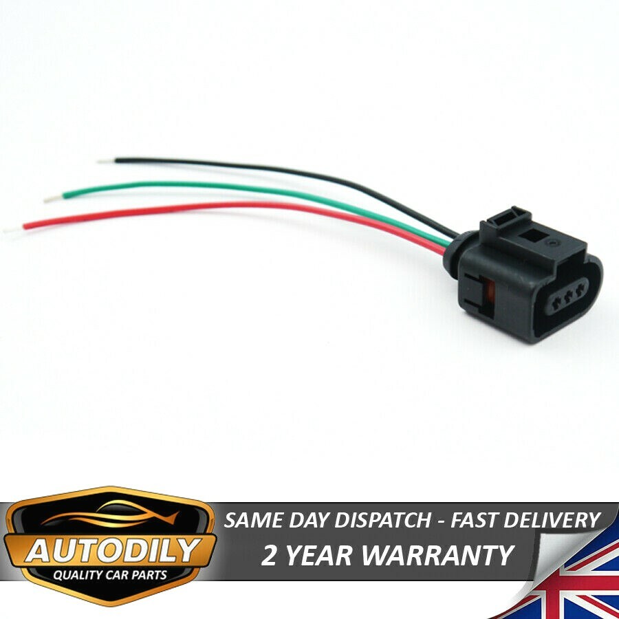 Part Number 1J0973703 3D0973703 3 Pin Connector Female Wired Plug ...