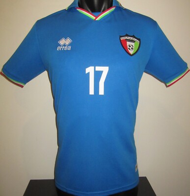 Kuwait National Team AL-MOTAWAA #17 Errea 2022 Home Football Shirt ...