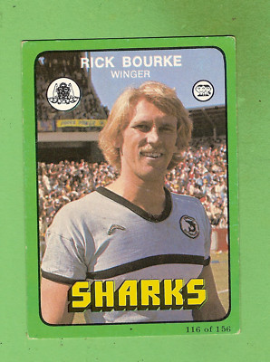 1978 RUGBY LEAGUE CARD #116 RICK BOURKE, CRONULLA SHARKS | eBay UK