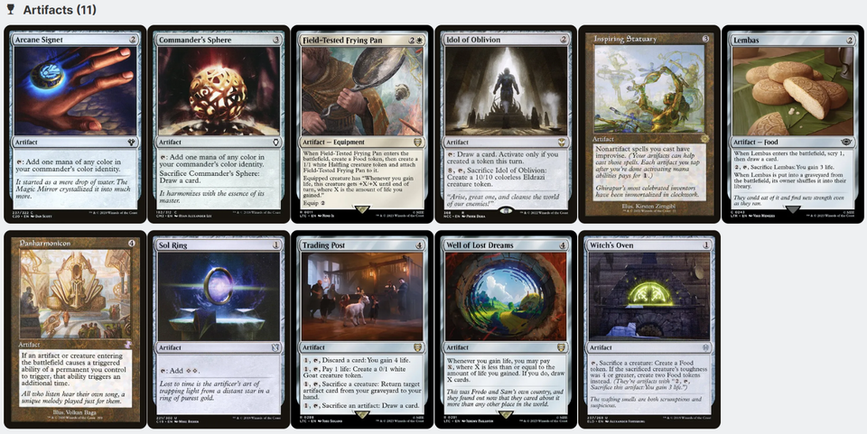 Samwise Gamgee LotR FOOD TOKENS Magic MTG Custom Commander Deck | eBay