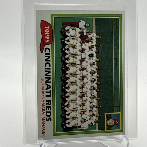 1981 Topps Cincinnati Reds Checklist Baseball Card #677 NM-Mint FREE ...