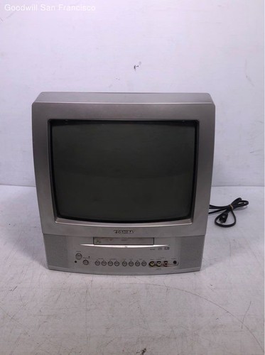 Vintage Toshiba MD13P1 75 Watts 13 Inch CRT DVD/TV Combination With ...