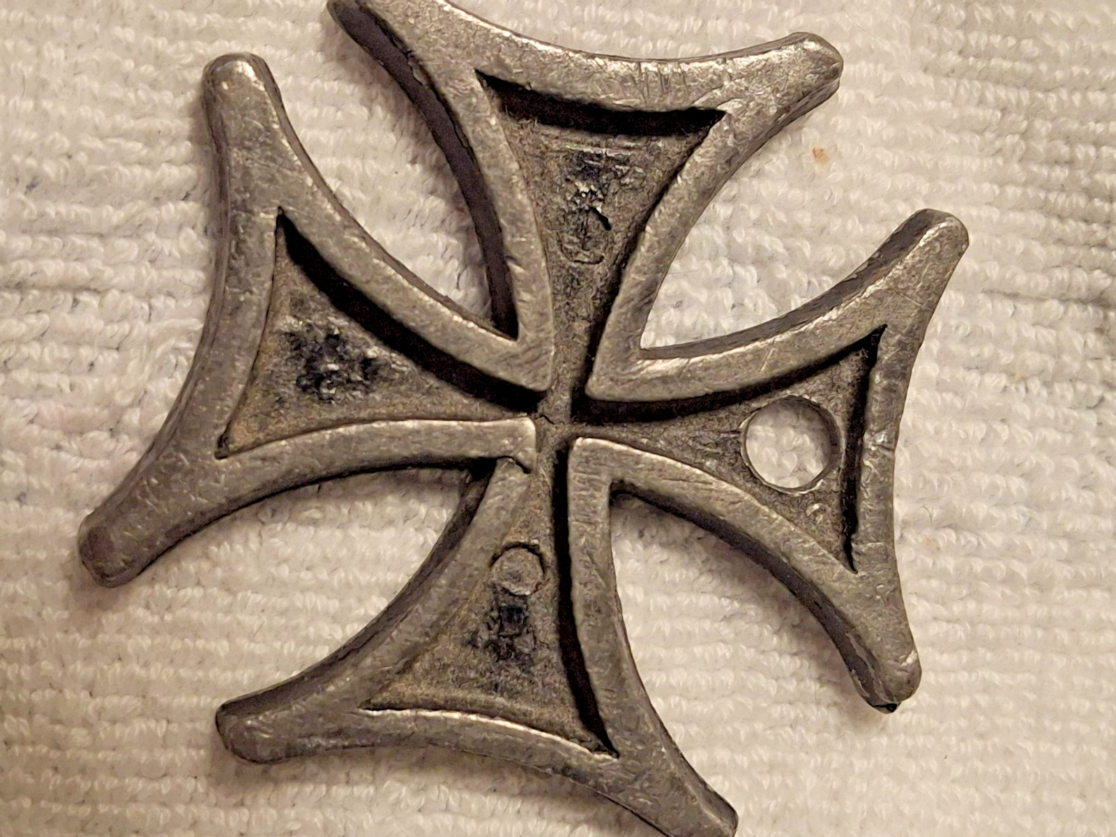 Handmade IRON CROSS Pendant for Necklace. Military, … - Gem