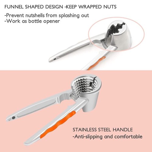 Walnut Opener Pecan Nut Plier Grain Peeler Opening Tool Heavy Duty ...