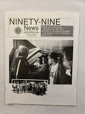 1990 July/August Ninety-Nine News Marion Rice Hart 1891-1990 (CP107) | eBay