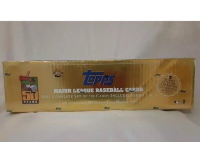 2001 TOPPS BASEBALL FACTORY SEALED GOLD BOX HOME TEAM ADVANTAGE SET ...