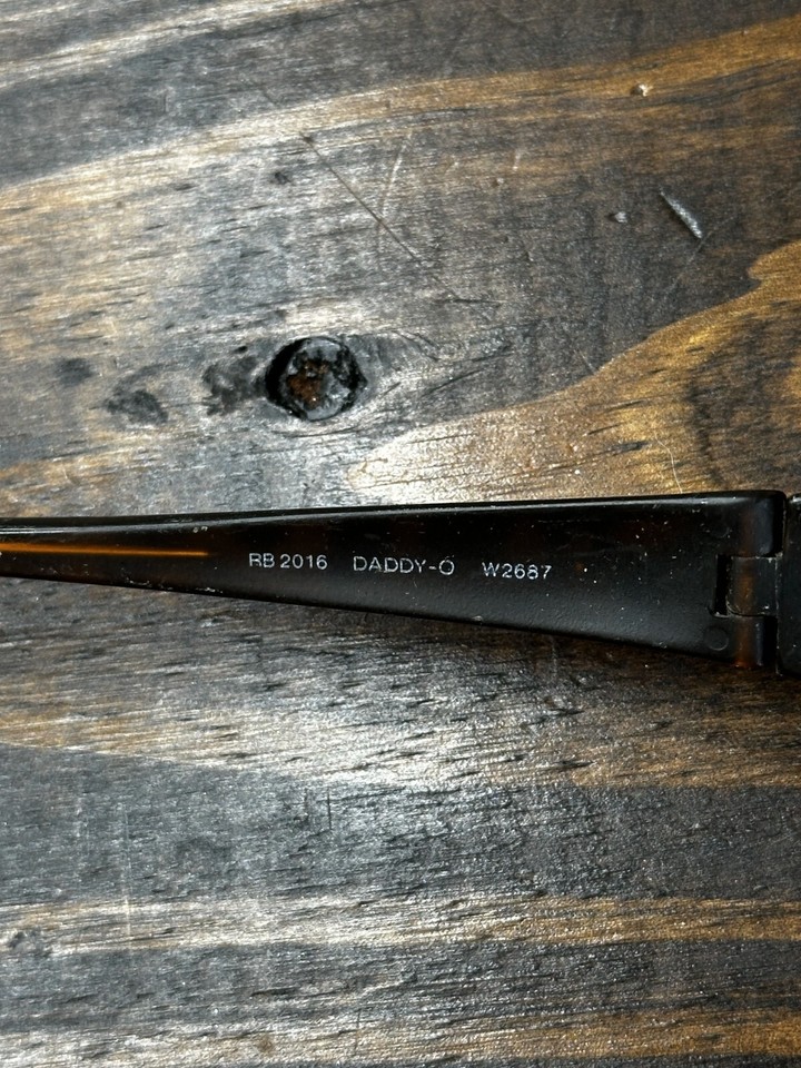 Ray-Ban Daddy-O RB2016 W2687 Men Matte BROWN Full Rim Rectangle ...