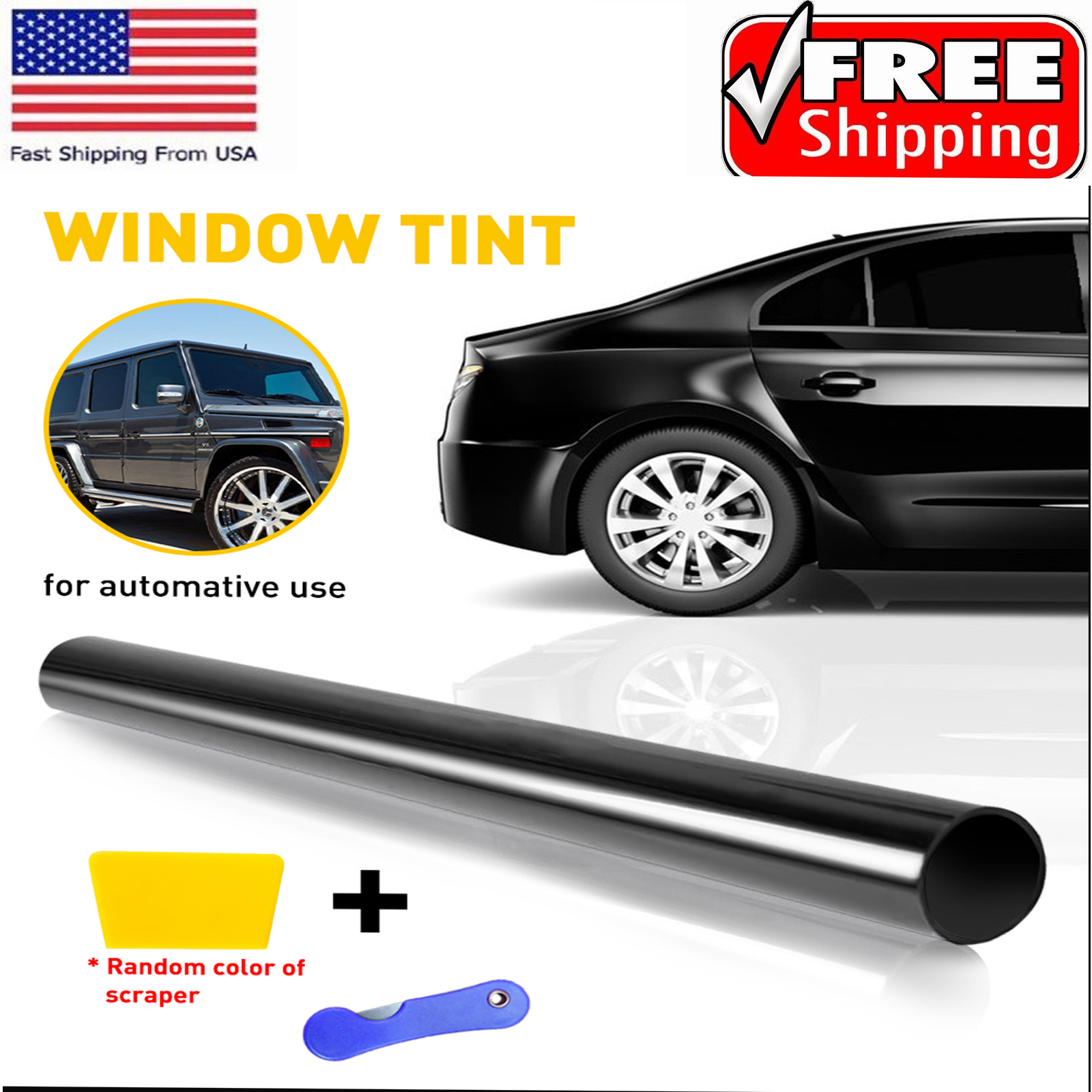 3m IR Series 70% VLT 20" x 10' FT Roll Blackout Window Tint Roll Film ...