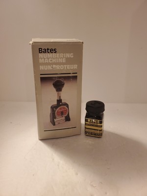 Bindery & Finishing Equipment - Bates Numbering Machine