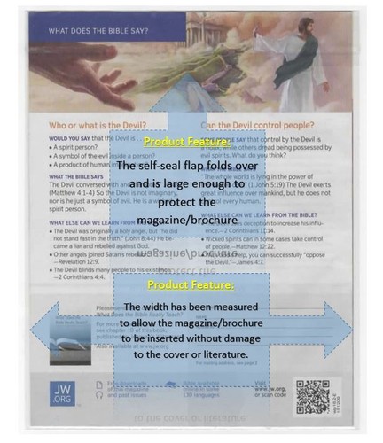 Literature Cart Trolley Watchtower Jehovah's Witnesses protective ...