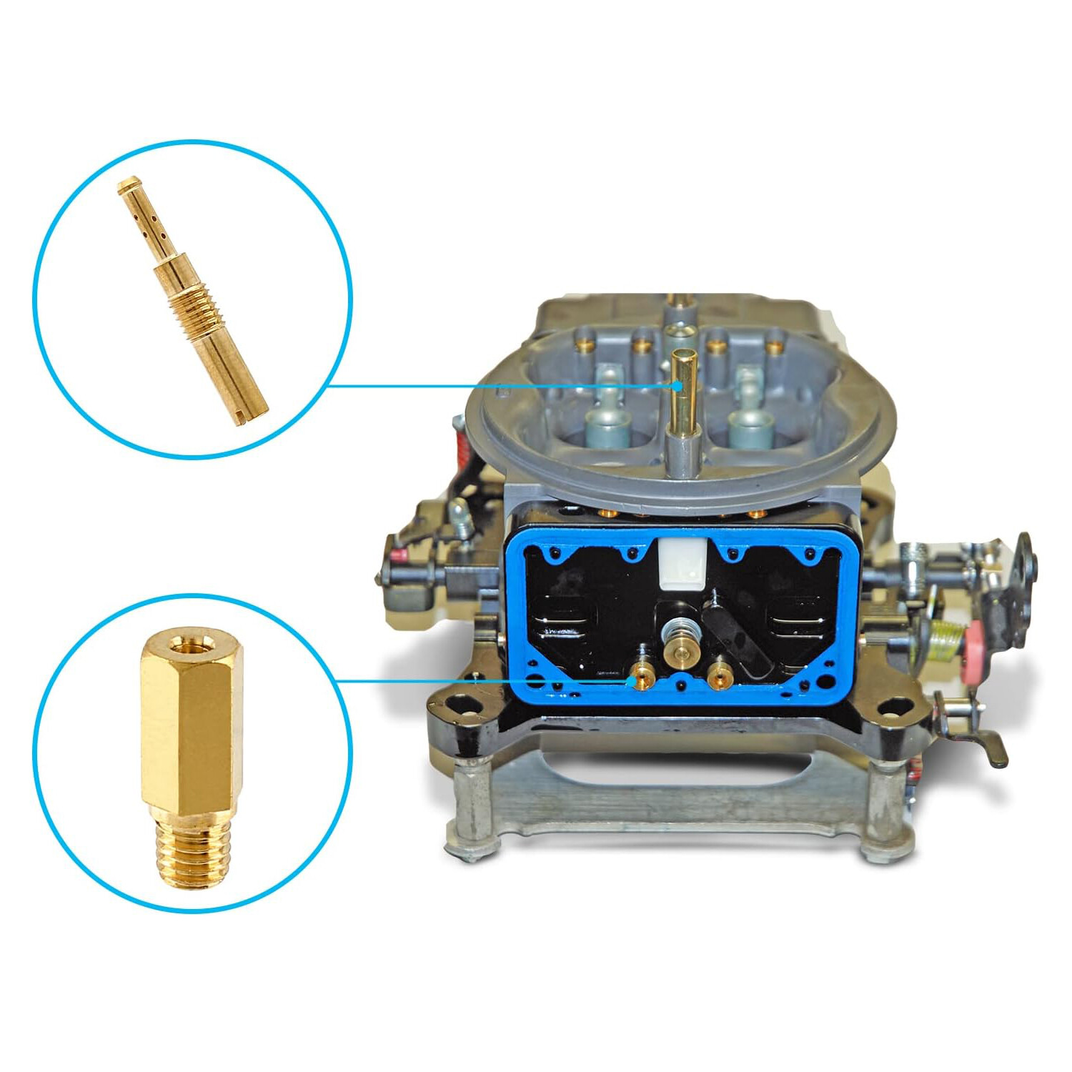 10Pcs Carburetor Main JETS kit & 10Pcs Slow Pilot Jet for PWK Keihin ...