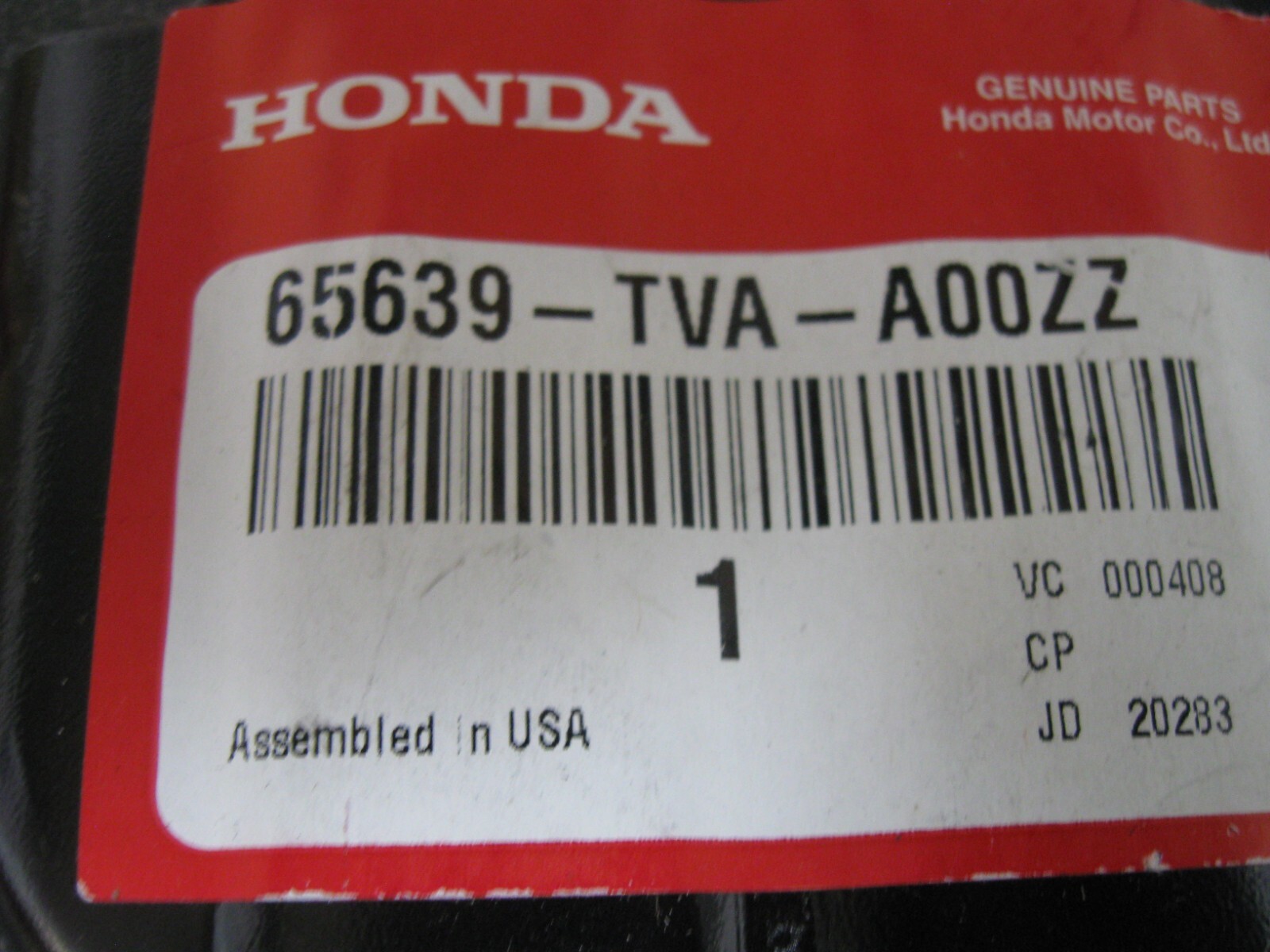 Genuine Honda Bulkhead R Rear Frame 65639-TVA-A00ZZ for sale online | eBay
