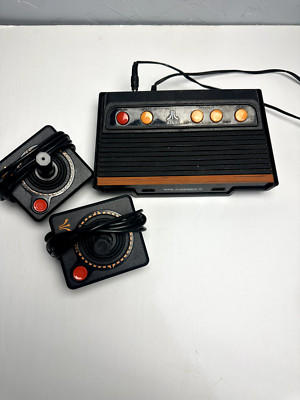 Atari Flashback 4 Classic Game Console With 2 Wired Controllers & Power ...