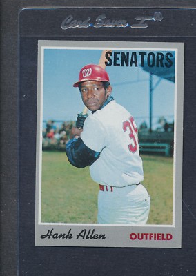 1970 Topps #014 Hank Allen Senators NM *6949 | eBay