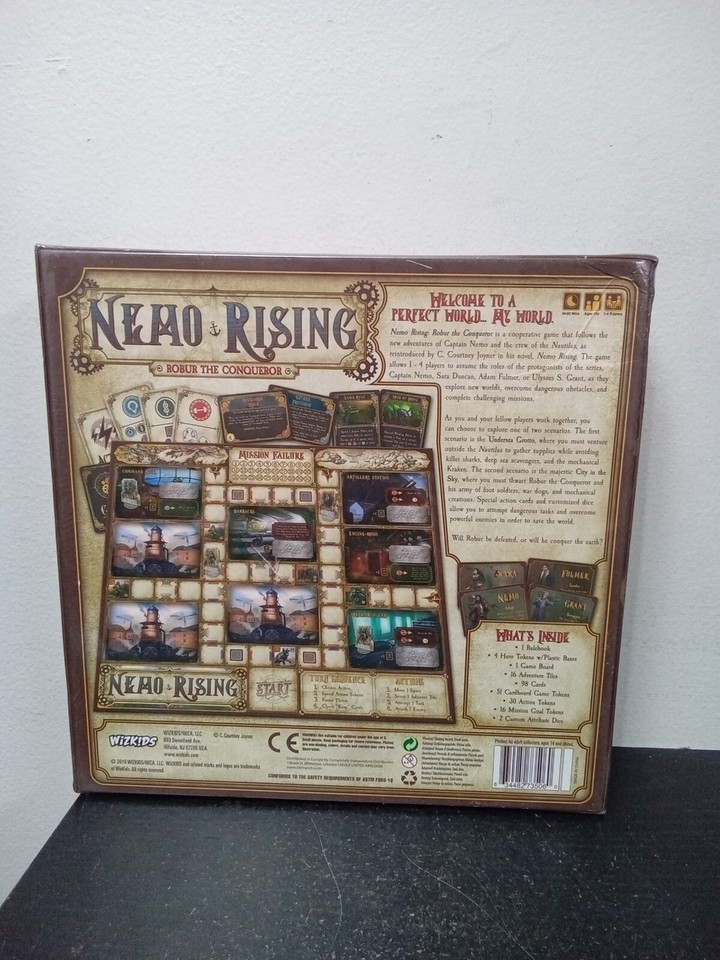 Nemo Rising: Robur The Conqueror WizKids Board Game Andrew Parks ...