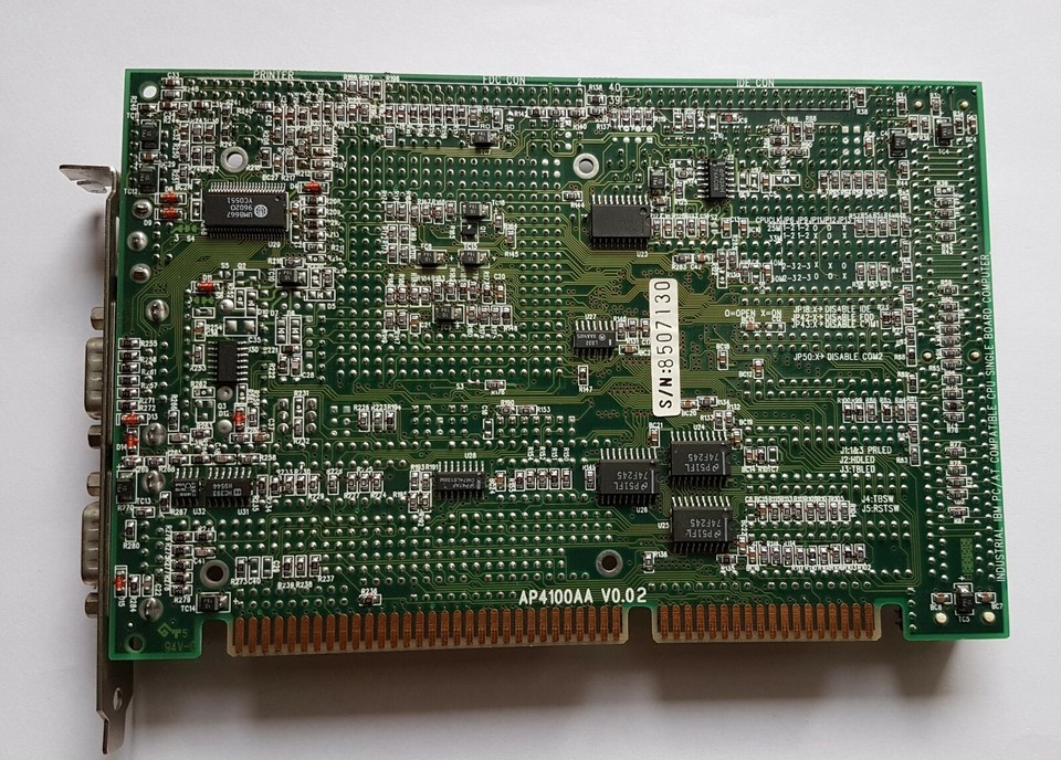 SBC ISA 486 586 single computer cpu card AMD DX4-100 + Dallas CR2032 mod | eBay