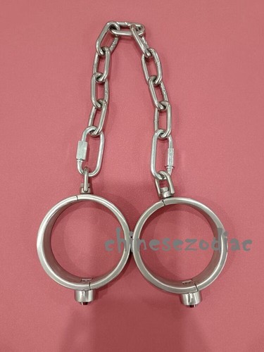 Heavy Stainless Steel Metal Hand Cuff Ankle Cuff Neck Collar Press ...