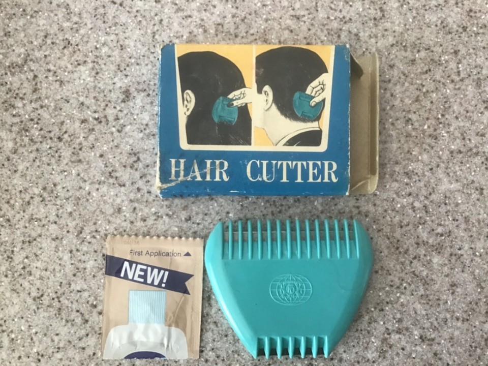 1970s Vintage Hair Trimmer Comb Chadwick Japan Haircut Razor Teal In ...