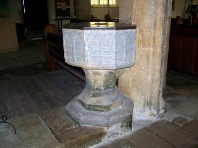 Photo 6x4 Font, St Martin's Church Cheselbourne Both the bowl and base ...