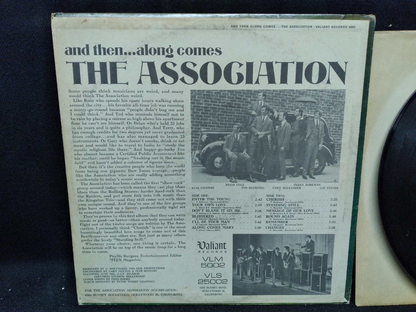 Association And Then Along Comes the vinyl LP Valiant Records VLM 50 ...