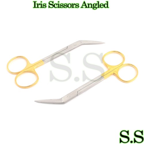 2 Super Cut Iris Scissors Angled Surgical Instruments | eBay