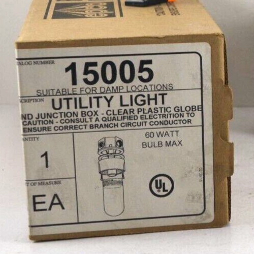 EPCO *NOS* 15005 UTILITY LIGHT & JUNCTION BOX SUITABLE FOR DAMP ...