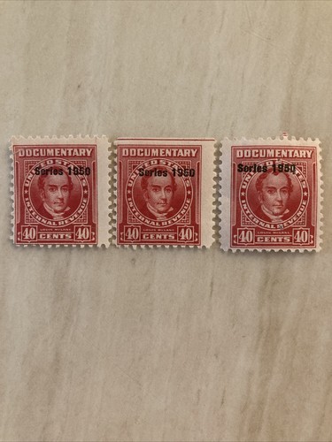 U.S. Revenue Documentary stamp r545 - 40 cent issue of 1950 - #2 Lot Of ...