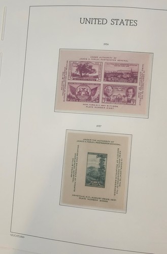 Lighthouse Catalog Page with 1936/37 Mint Never Hinged OG Stamps | eBay