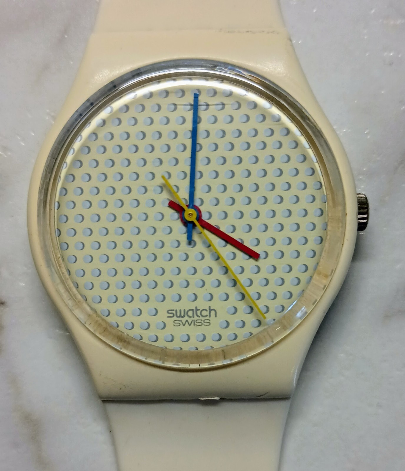 Swatch watch "PING PONG" GW105 1986 Vintage New w/Cas… - Gem