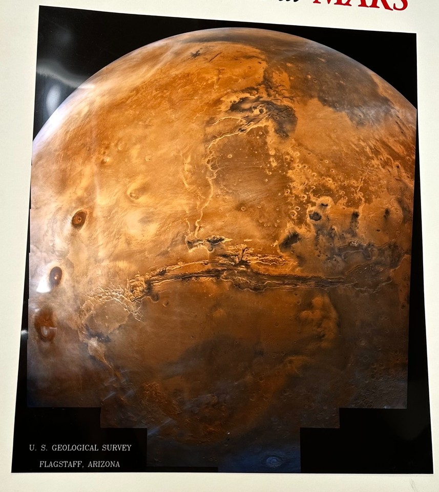 1992 NASA Mars Observer Orig. Oversize Photo – US Geological Survey | eBay