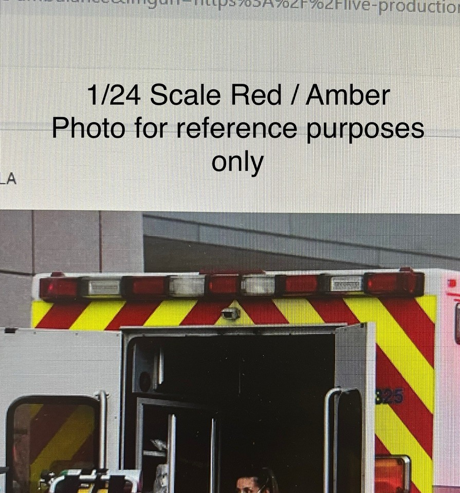 1/24 25 FDNY Style Whelen 4500 Modular Ambulance Warning Lights EMS Fire | eBay