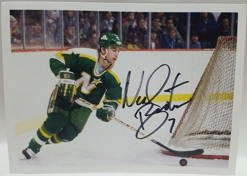 NEAL BROTEN 5 X 7 Signed MINNESOTA NORTH STARS PICTURE Autograph COA ...