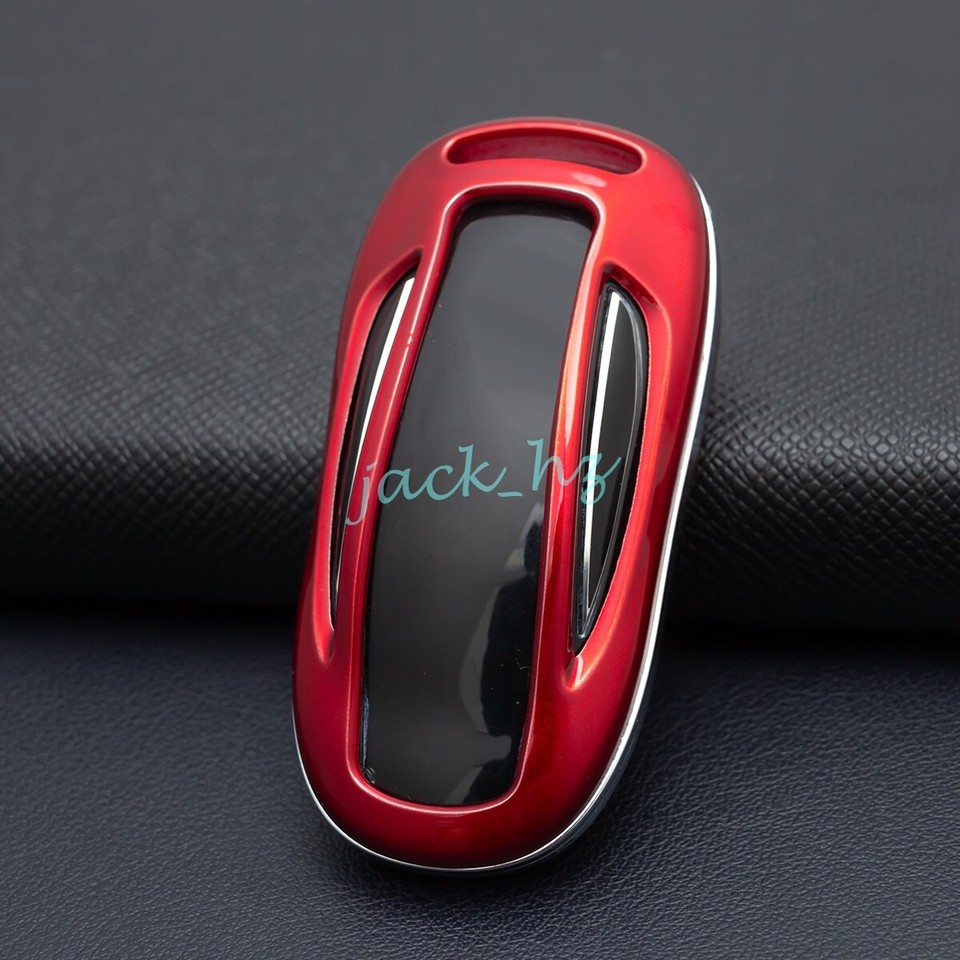 Red Car Key Fob Cover Case Protector For Tesla Model X 2016-2022 | eBay