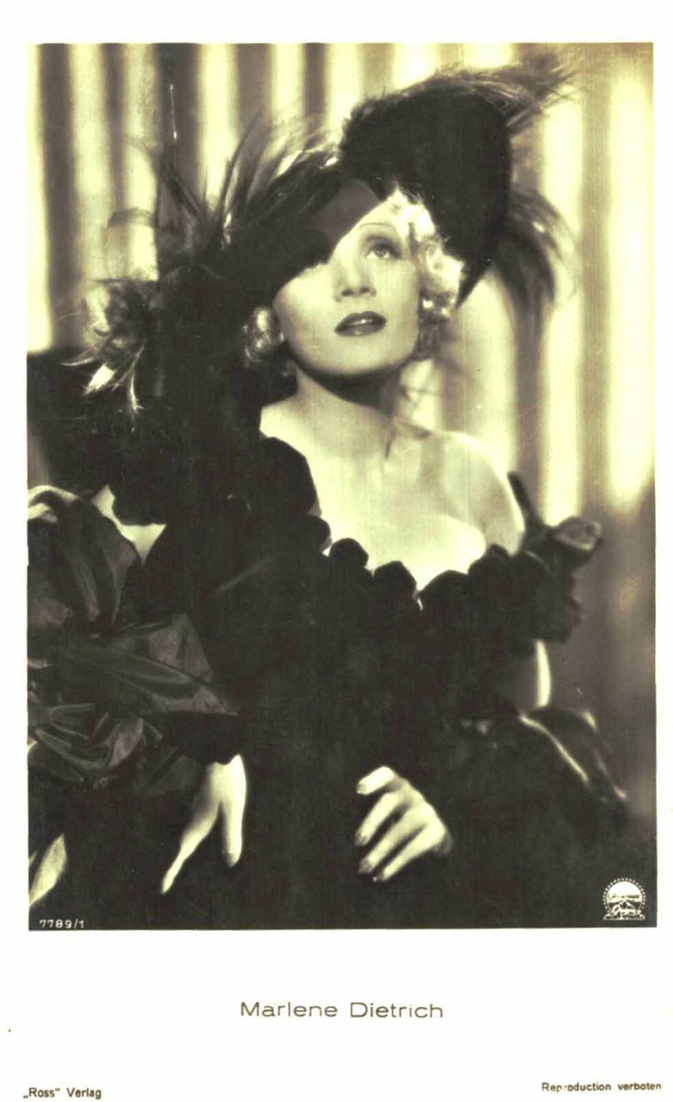 Marlene Dietrich Original Ross Postcard No. 268 F | eBay