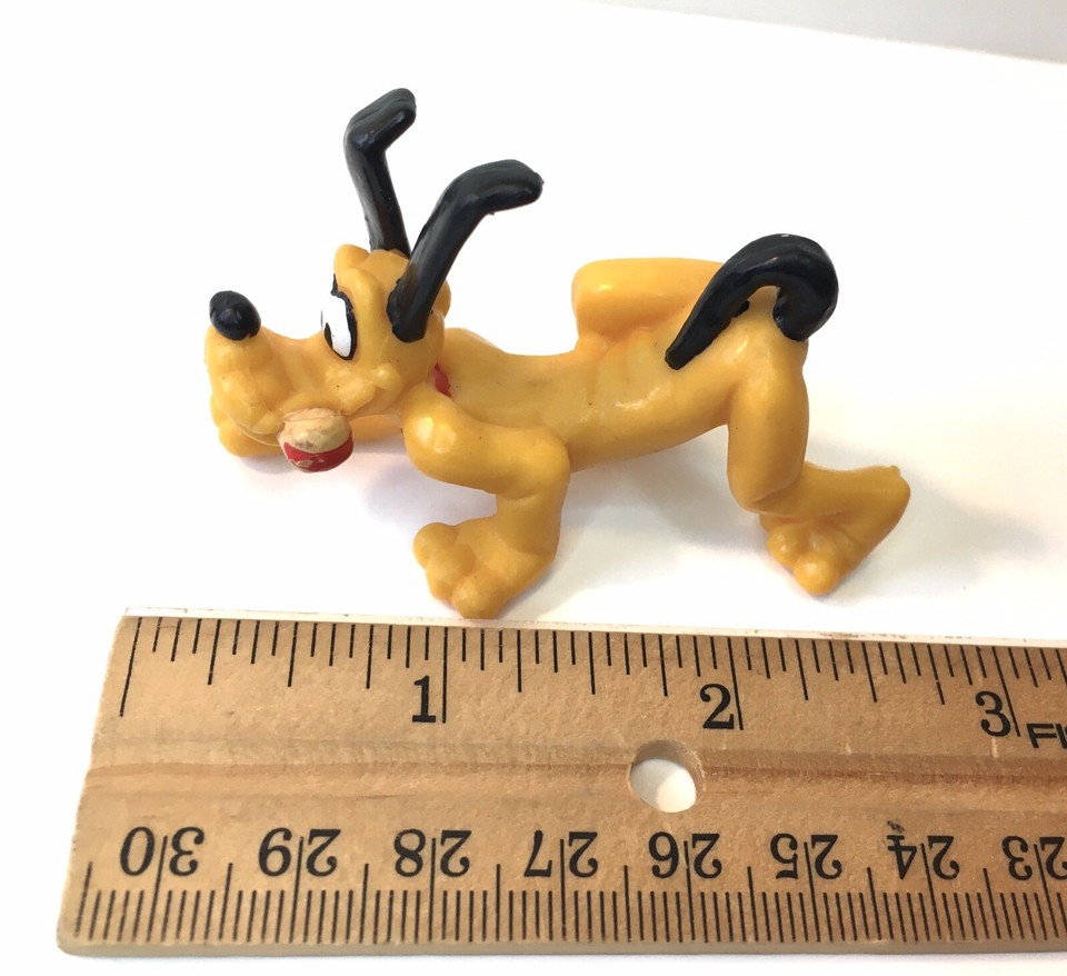 Vintage Disney Applause PLUTO PVC Figure 2.5" Dog Ears Up | eBay