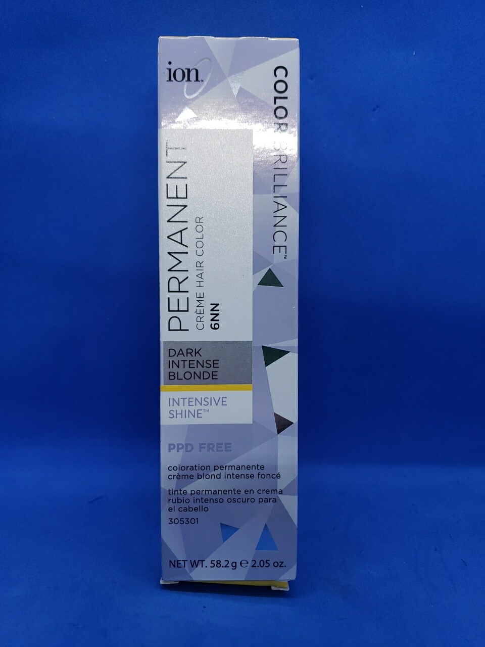 Ion Color Brilliance Permanent Creme Hair Color 6NN Dark Intense Blonde ...